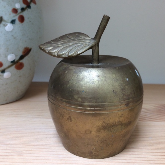 Accents | Vintage Brass Apple Bell | Poshmark